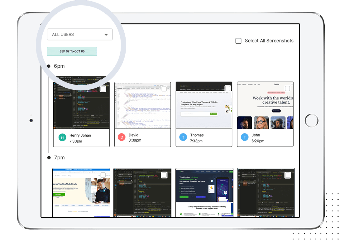 Employee Screenshot Monitoring | TimeBee