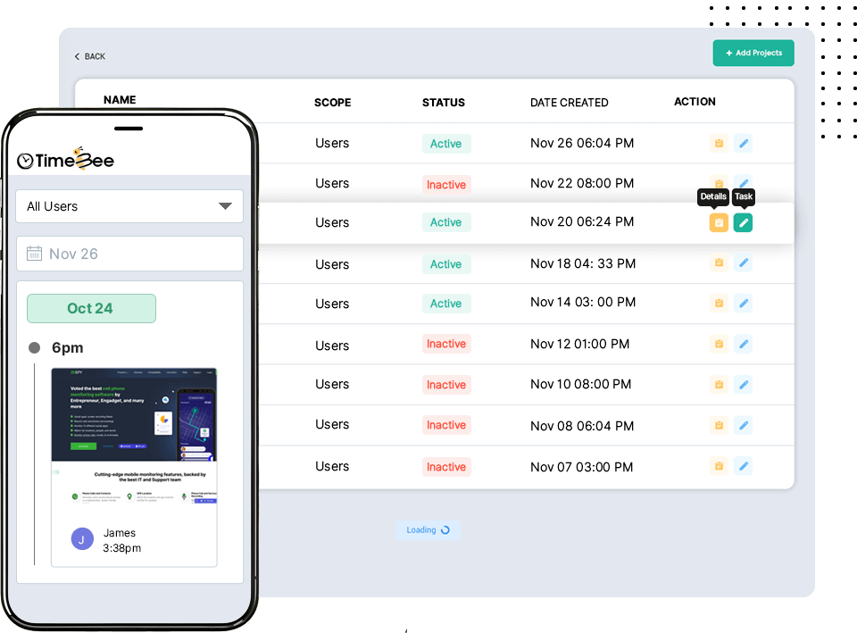 Employee Screenshot Monitoring | TimeBee