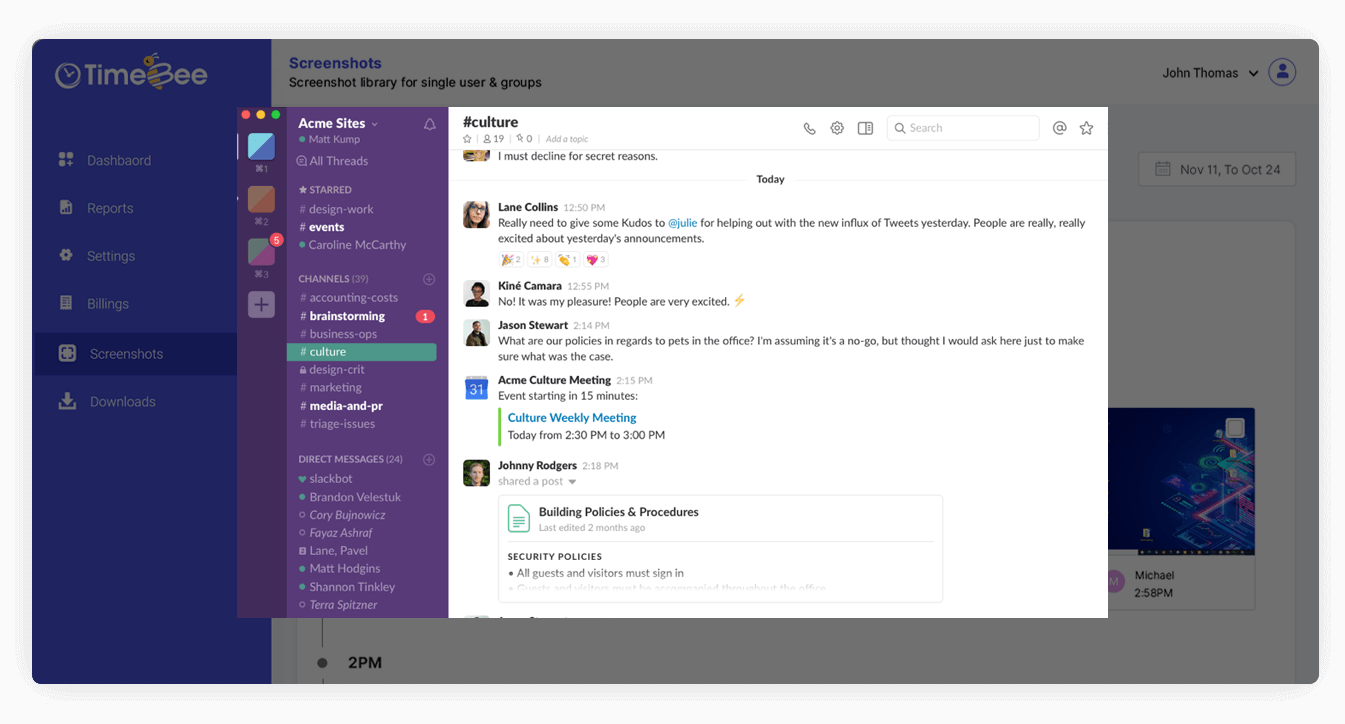 TimeBee | Time Tracking and Employee Monitoring Software