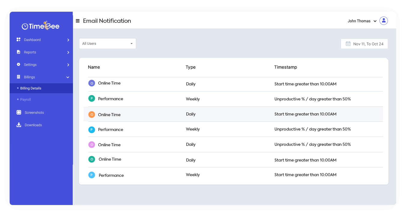 TimeBee | Time Tracking and Employee Monitoring Software