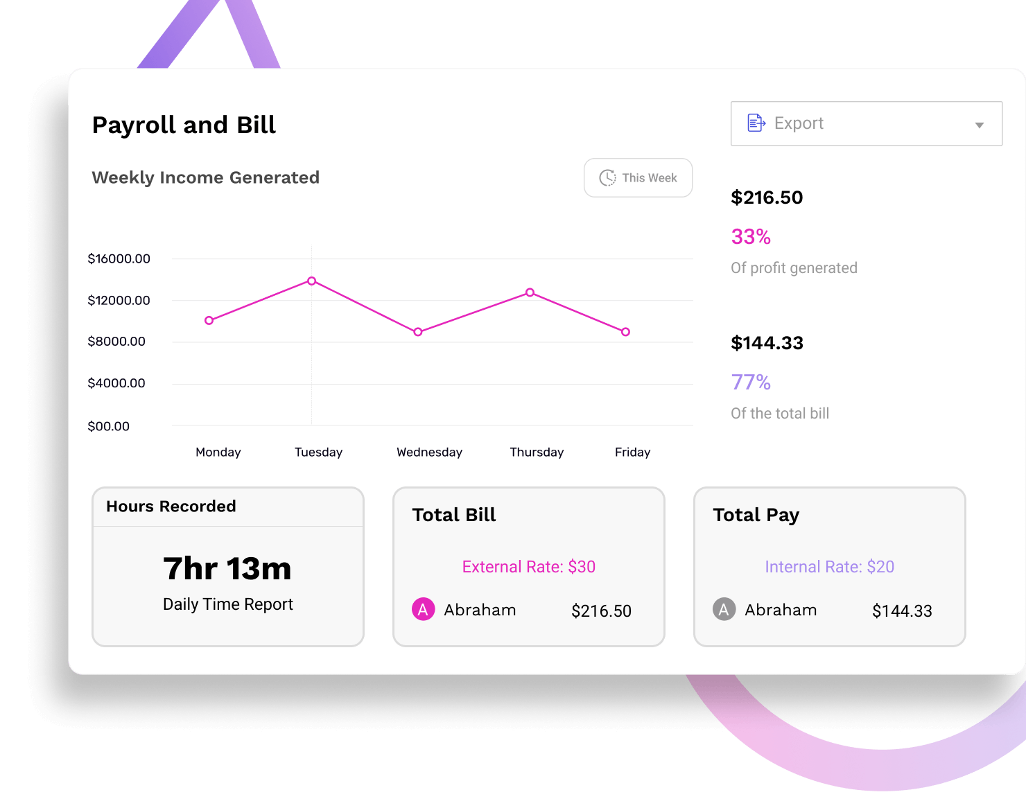 Time Tracking Software with Screenshots | TimeBee