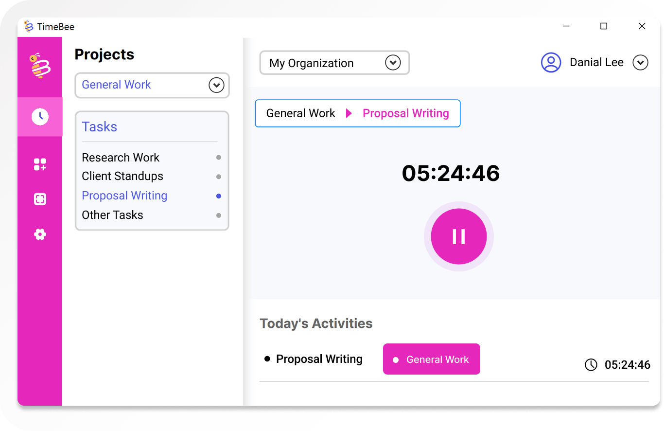 Time Tracking Software with Screenshots | TimeBee